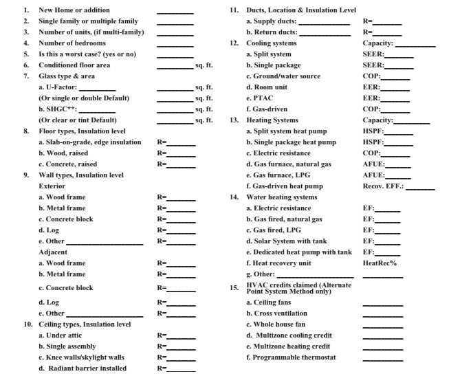 ENERGY PERFORMANCE LEVEL EPL DISPLAY CARD - 2010 FLORIDA ENERGY CODE