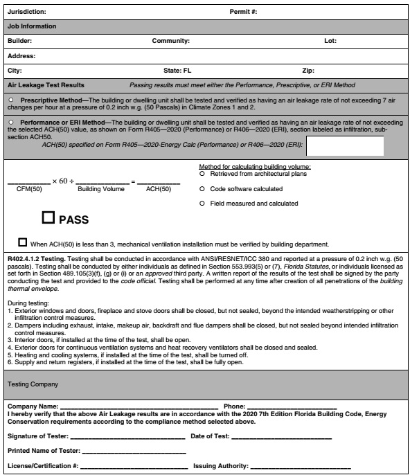 APPENDIX RD FORMS - 2020 FLORIDA BUILDING CODE, ENERGY CONSERVATION ...