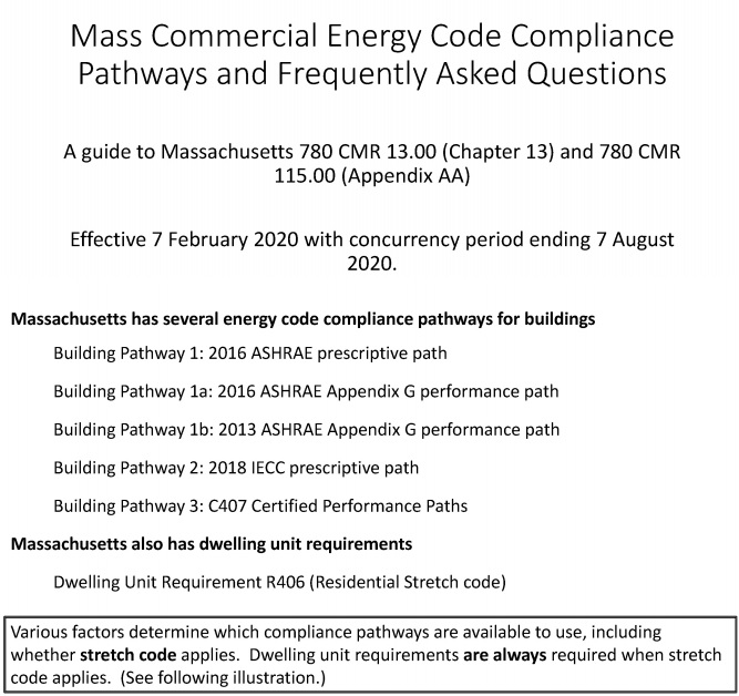 APPENDIX AA STRETCH ENERGY CODE - 2020 MASSACHUSETTS ENERGY CODE ...