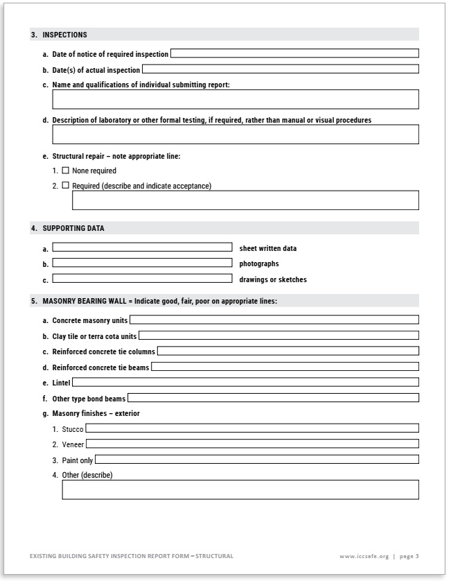 6 INSPECTION RECORDS - 2021 ENSURING THE SAFETY OF EXISTING BUILDINGS ...