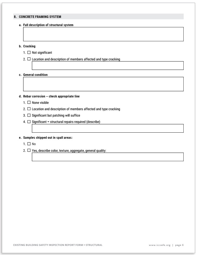 6 INSPECTION RECORDS - 2021 ENSURING THE SAFETY OF EXISTING BUILDINGS ...