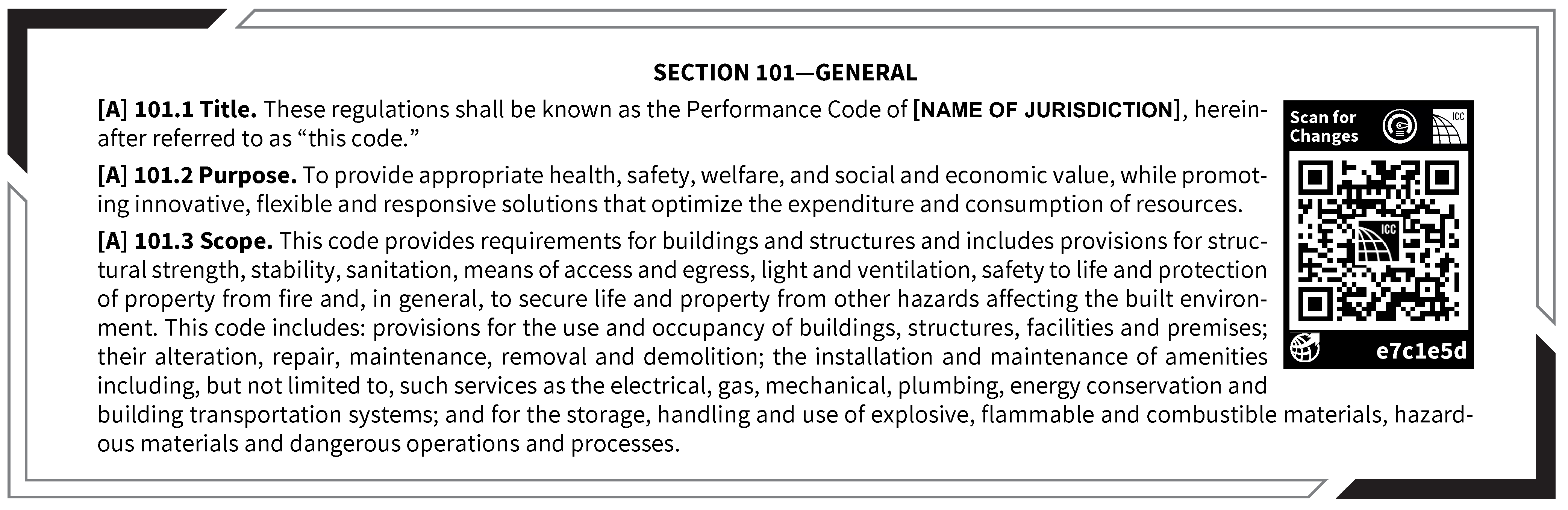 PREFACE - 2024 ICC PERFORMANCE CODE FOR BUILDINGS AND FACILITIES (ICCPC)