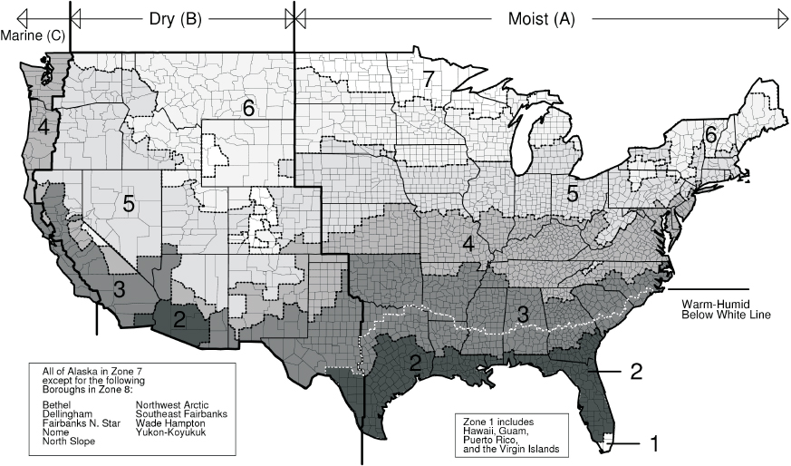 CHAPTER 3 CLIMATE ZONES - 2006 INTERNATIONAL ENERGY CONSERVATION CODE ...
