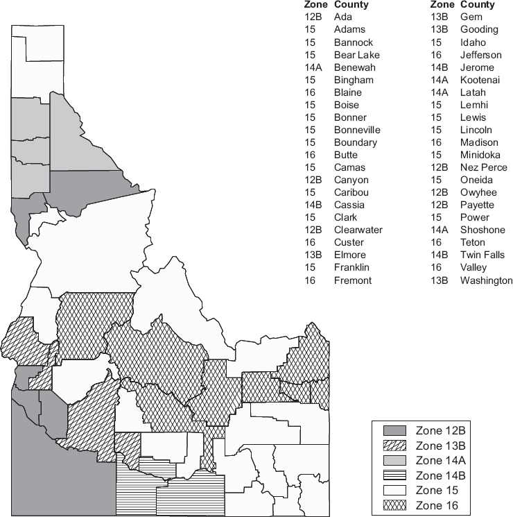 CHAPTER 9 CLIMATE MAPS - 2003 INTERNATIONAL ENERGY CONSERVATION CODE (IECC)