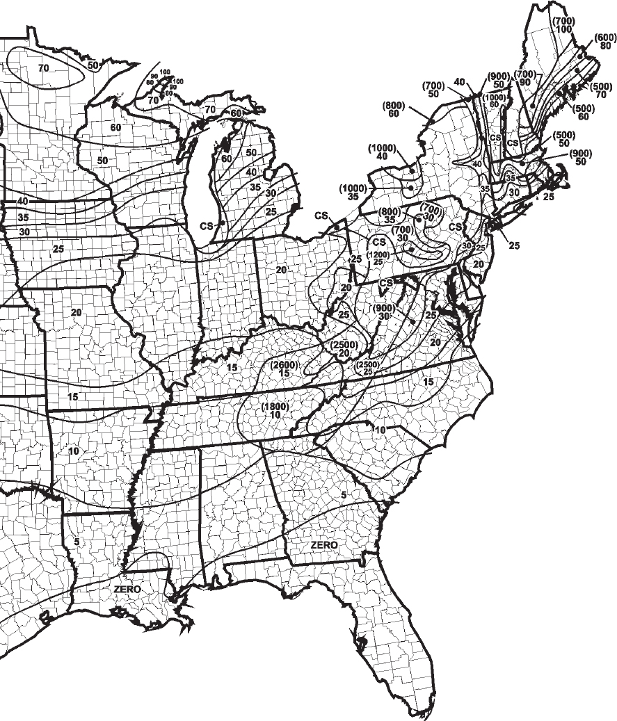 CHAPTER 3 BUILDING PLANNING - 2000 INTERNATIONAL RESIDENTIAL CODE (IRC)