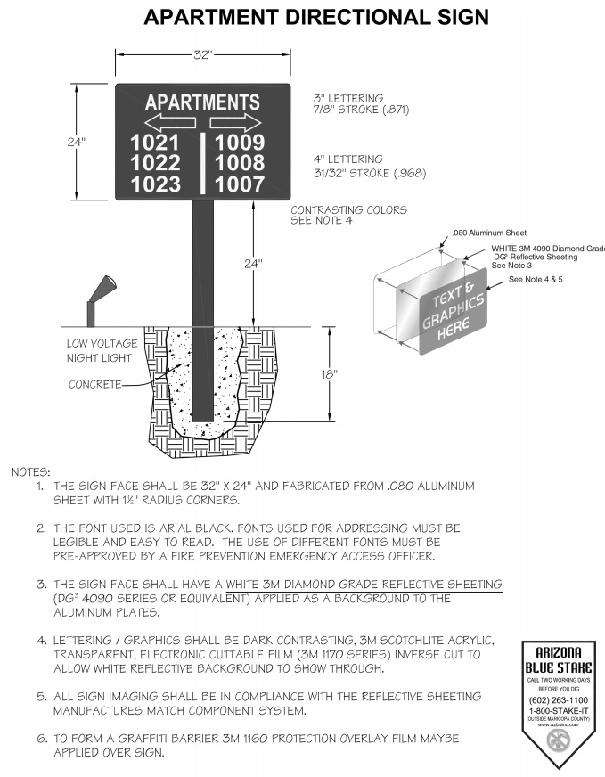 APPENDIX D PHOENIX FIRE DEPARTMENT ACCESS AND IDENTIFICATION AND DETAIL ...
