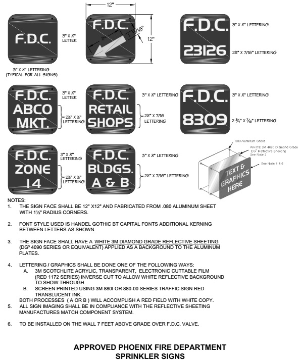 APPENDIX D PHOENIX FIRE DEPARTMENT ACCESS AND IDENTIFICATION AND DETAIL ...