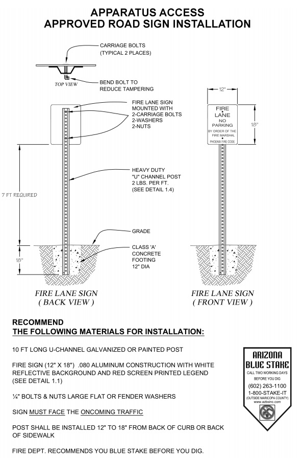 APPENDIX D PHOENIX FIRE DEPARTMENT ACCESS AND IDENTIFICATION AND DETAIL ...