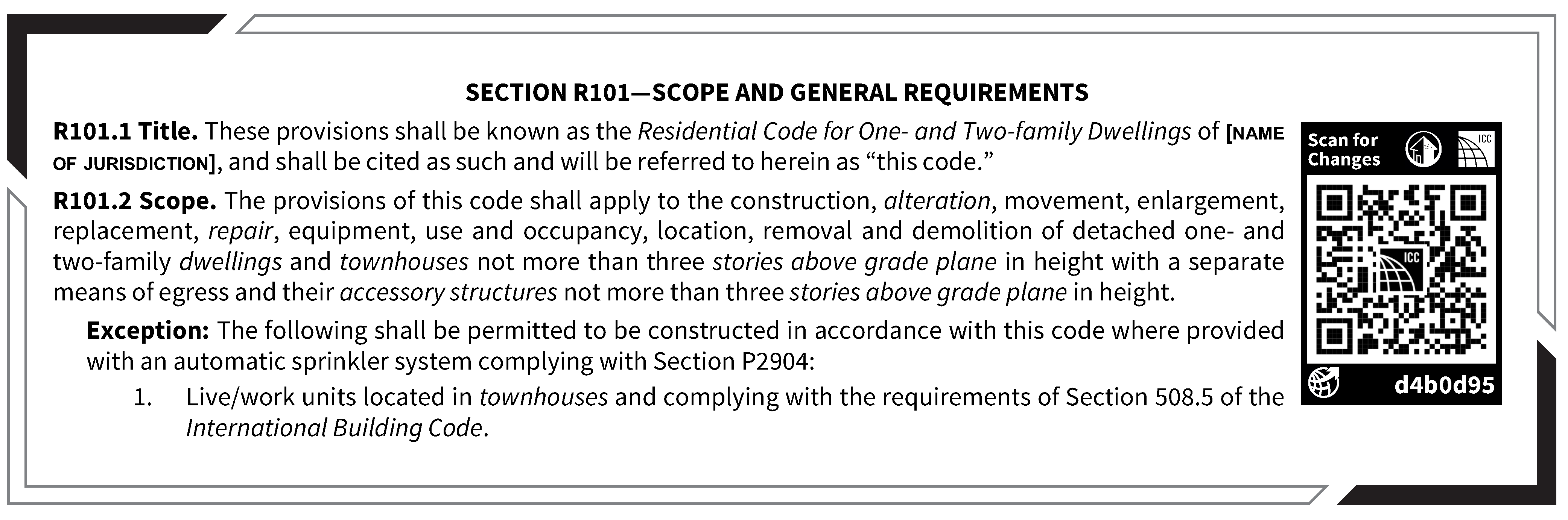 PREFACE - 2024 INTERNATIONAL RESIDENTIAL CODE (IRC)