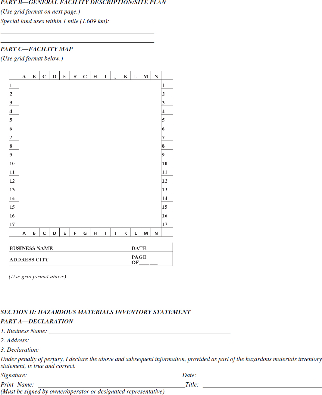 APPENDIX H HAZARDOUS MATERIALS MANAGEMENT PLANS AND HAZARDOUS MATERIALS ...