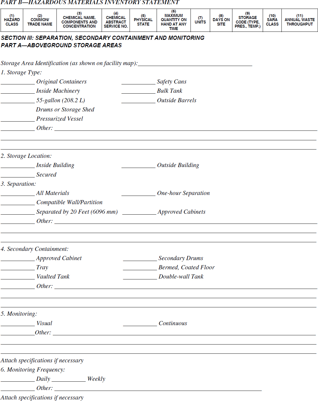APPENDIX H HAZARDOUS MATERIALS MANAGEMENT PLANS AND HAZARDOUS MATERIALS ...